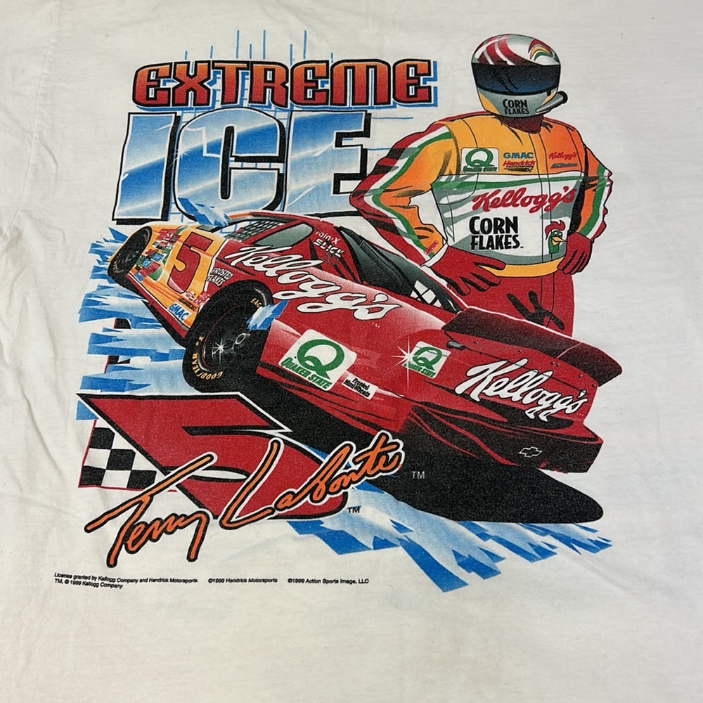 Vintage Terry Labonte 1999 Kellogg’s Racing Men’s T-S… - Gem